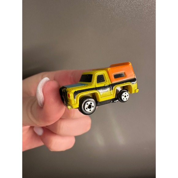 Toys | Micro Machines Yellow Orange Truck Camper Playset Toy 58 | Poshmark